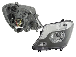 Main headlamp HELLA 9068202361 for Mercedes-Benz - alvadi.ee